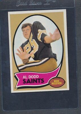 1970 Topps #123 Al Dodd Saints EX/MT *7874 | eBay