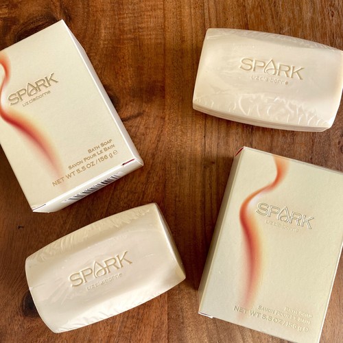 LOT OF 2 - SPARK by Liz Claiborne 5.5 oz Ea. Womens Bath Perfume Soap ...