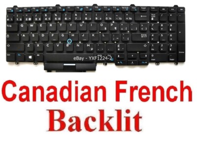 Keyboard for Dell Precision 3510 3520 3530 7510 7520 7710 7720 P29E ...