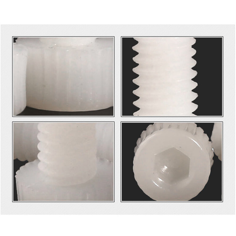 Nylon Plastic Hex Allen Socket Cap Head Screws Bolts M3 M4 M5 M6 M8 ...