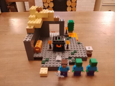 LEGO MINECRAFT THE DUNGEON 21119 100% COMPLETE + INSTRUCTIONS | eBay