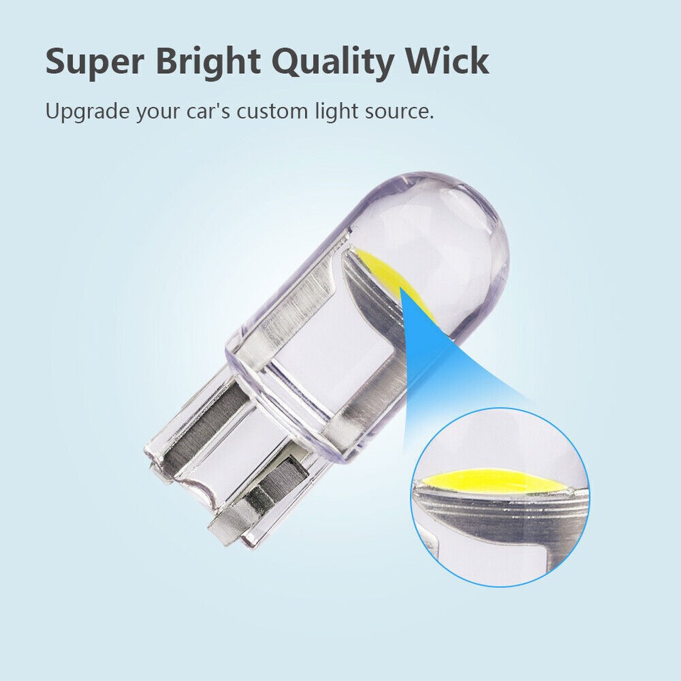 1X Nice LED Car Interior License Plate Led Light Bulbs T10 white Color ...