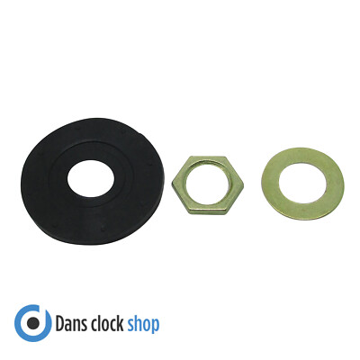 Replacement Quartz Clock Fittings - Rubber & Metal Washers & Fixing Nut ...