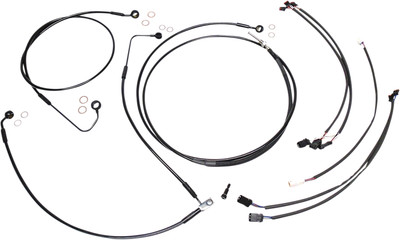 MAGNUM SHIELDING - 486821 - Control Cable Kit - XR - Black Harley ...