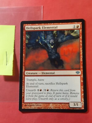 2009 Magic The Gathering Conflux #65 Hellspark Elemental, UC, Red, NF, cd1 | eBay