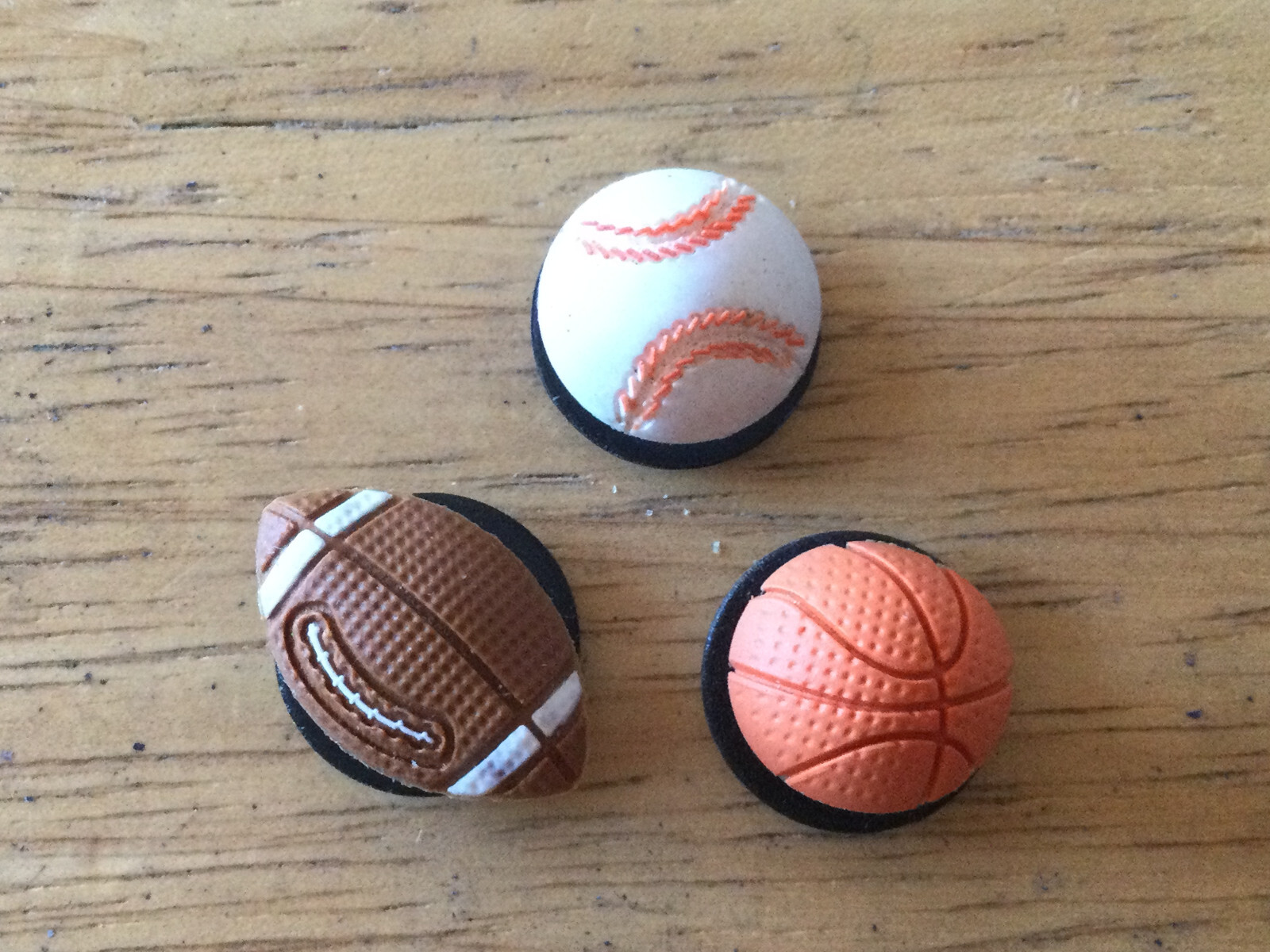 Small Baseball Football Basketball AUTHENTIC JIBBITZ SHOE CHARM FIT ...