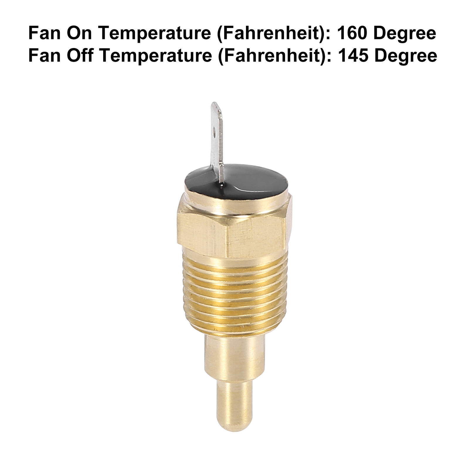 Universal Car Engine Cooling Fan Temperature Sensor Switch 3/8"NPT Pack ...