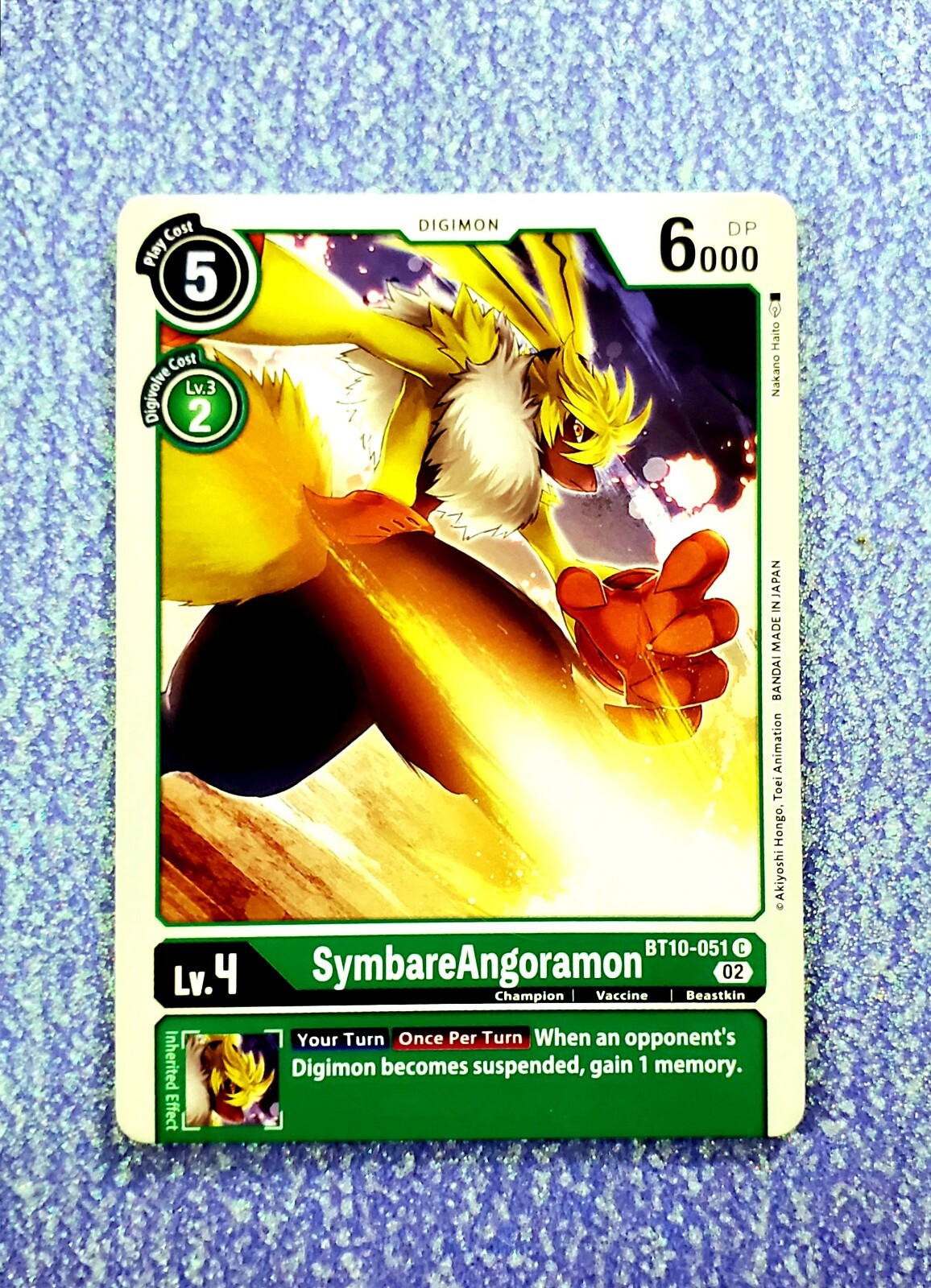 Digimon CCG SymbareAngoramon BT10-051 Xros Encounter Regular Common | eBay