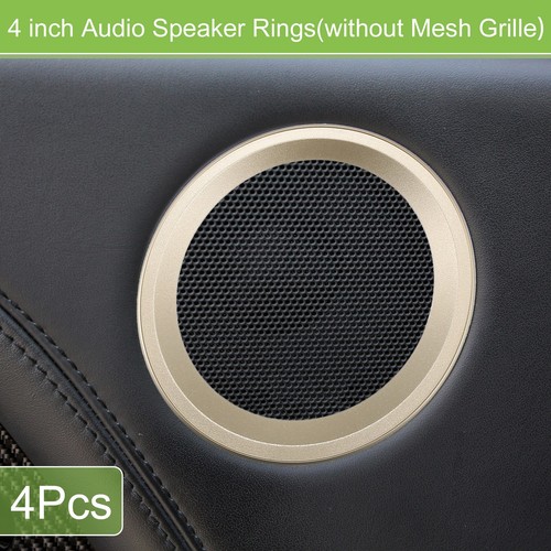 4 Pcs 4" Car Subwoofer Speaker Rings Spacers Audio Decorative Circle ...