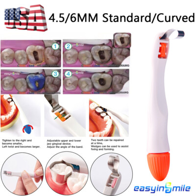 Disposable Dental Pro Matrix Bands Metal Sectional Matrices Bands 4.5 ...