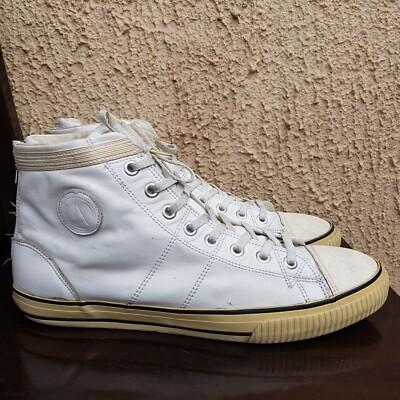 MASTERMIND JAPAN x VISVIM WHITE KIEFER HIGH TOP SNEAKER SIZE MASTERMIND JAPAN x VISVIM WHITE KIEFER HIGH TOP SNEAKER SIZE