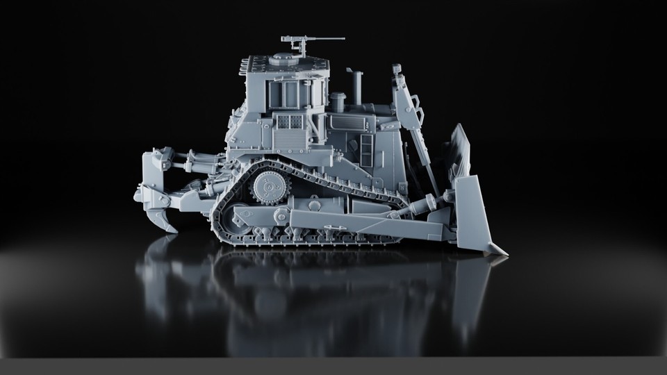 1:87 Dozer D9 Caterpillar armored bulldozer tsahal usmc | eBay