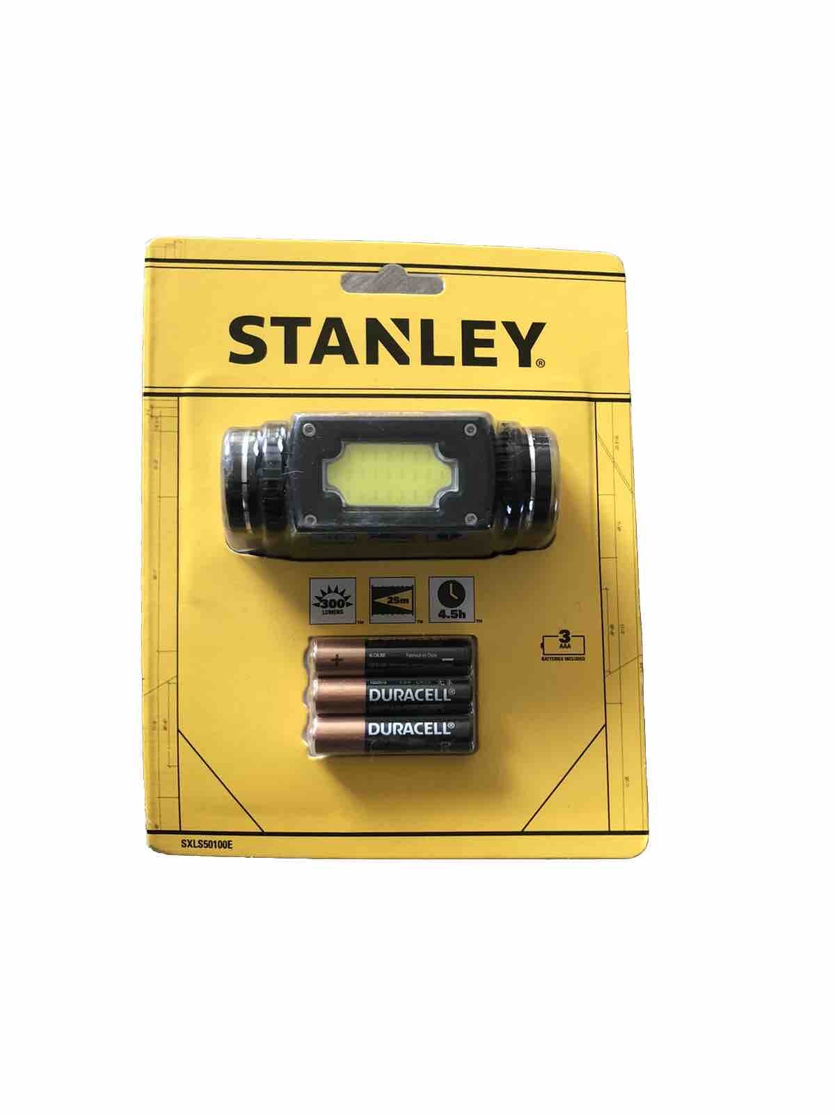 STANLEY Head Torch Lamp 250 Lumens 2 Modes 3 AAA Batteries Included ...