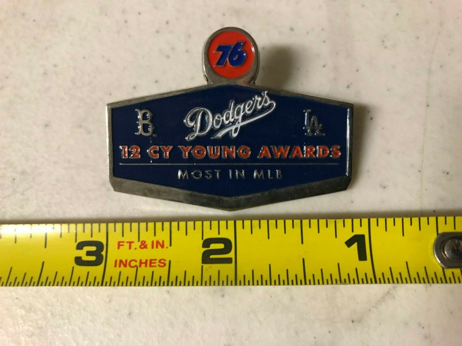 NEW 2015 Dodgers CY Young Scoreboard Lapel / Collectors Pin - Union 76 ...