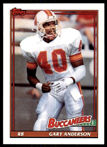 1991 Topps Gary Anderson Tampa Bay Buccaneers #482 | eBay