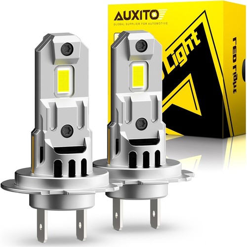 2x H7 LED Headlight Bulb Kit High Low Beam 44W 3000LM Super Bright ...