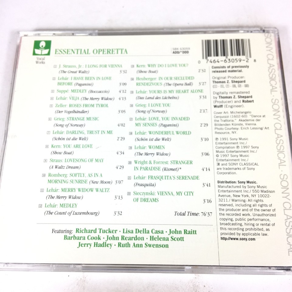 Essential Operetta (Essential Classics) - AUDIO CD | eBay