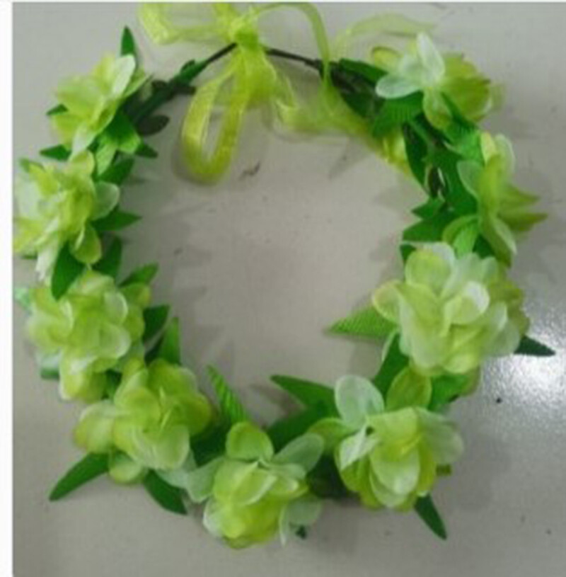 Flower Head Garland Beach Floral Crown Hair Band Headband Wedding Hair ...