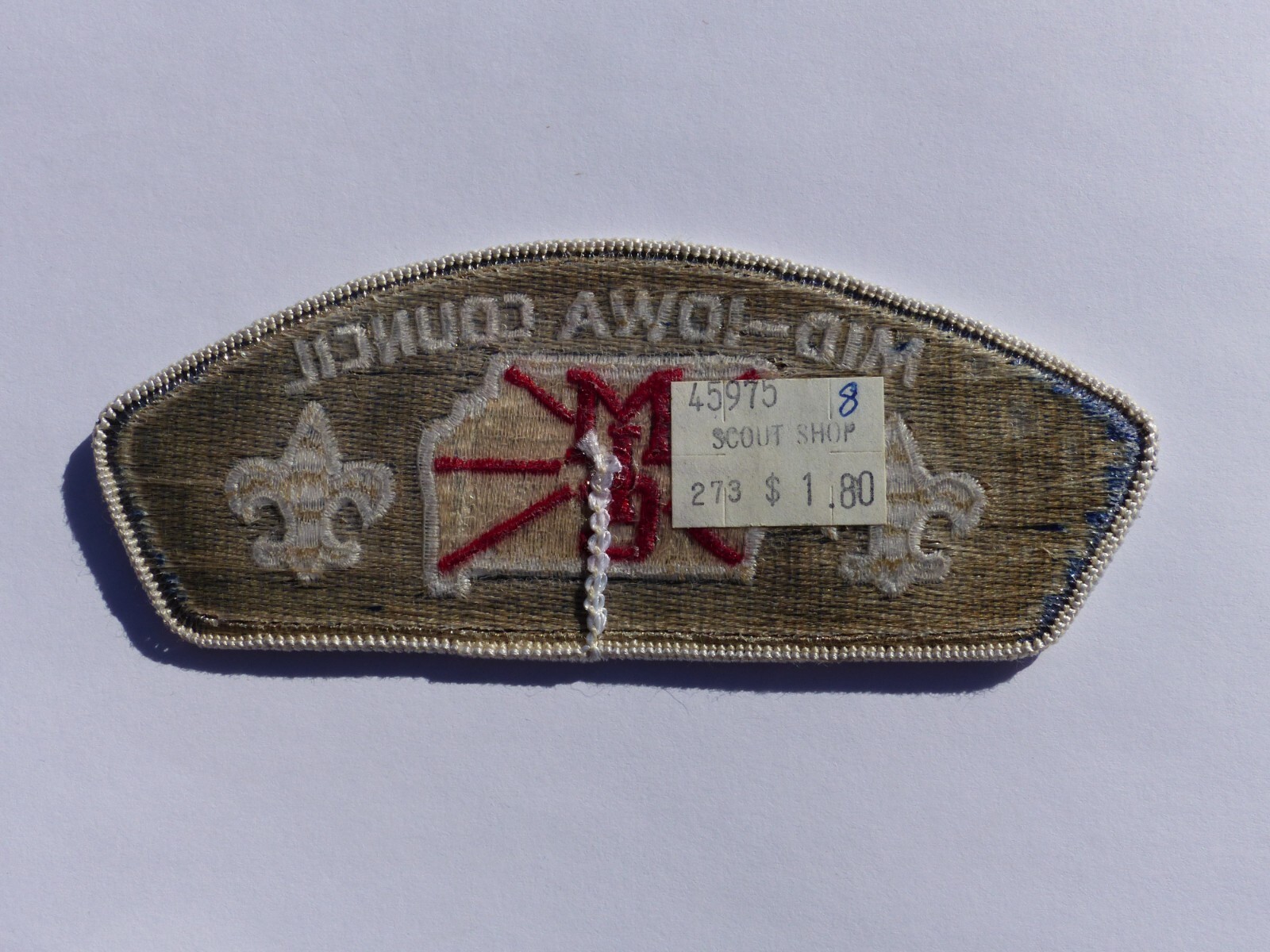 Unused Vintage Mid - Iowa Council State Outline Boy Scout CSP Patch ...