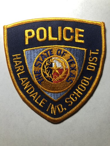 Harlandale Independent School District ISD Police Patch ~ Texas | eBay