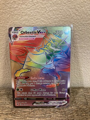 Orbeetle Vmax Vivid Voltage 186/185 Pokemon Card NM Pack Fresh | eBay ...