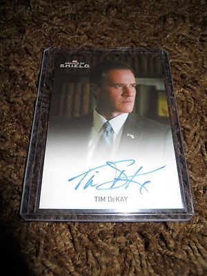 AGENTS OF SHIELD SEASON 2 TIM DEKAY AUTOGRAPH TRADING CARD | eBay
