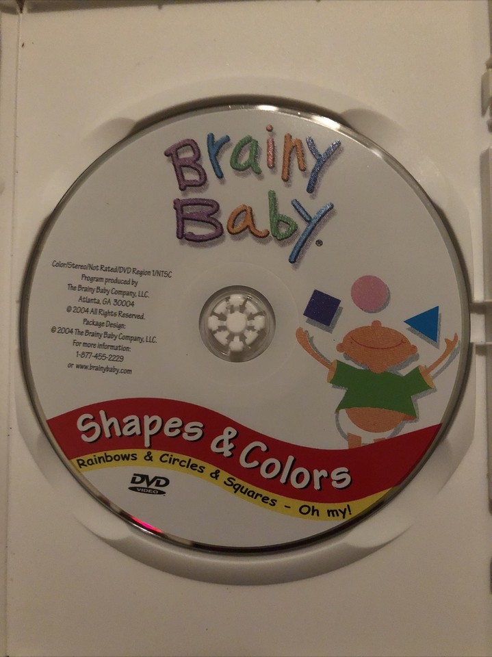 Brainy Baby Shapes & Colors DVD: Rainbows, Circles and Squares Classic ...
