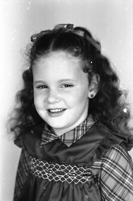 Vintage 1970's Modelling Photo Negative Model Little Girl | eBay