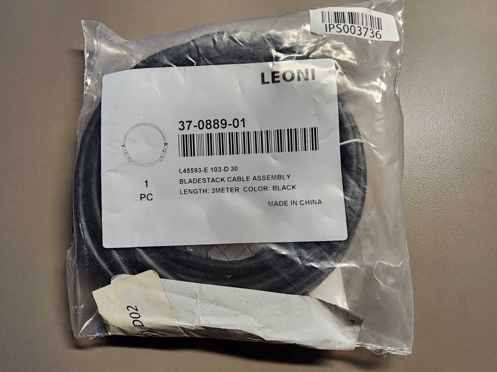 Leoni L45593-E103-D30 3 Meter Bladestack Cable Assembly for sale online ...