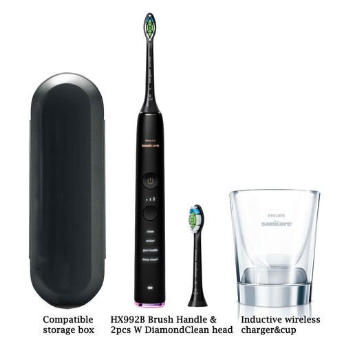 Philips Sonicare DiamondClean Smart Toothbrush 9300 Series HX992B Black ...