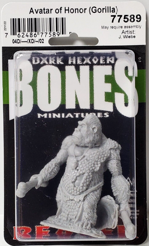 AVATAR OF HONOR (Gorilla) Reaper Miniatures Dark Heaven Bones REM77589 ...