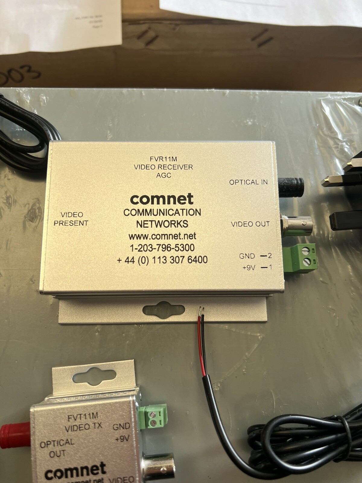 COMNET Communication FVR11M And FVT11M AGC- Mini Video Receiver (850 nm) | eBay