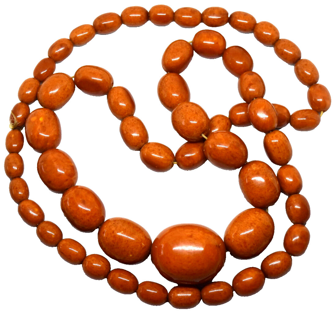 Antique +150 Years Old Natural Butterscotch Amber Nec… - Gem