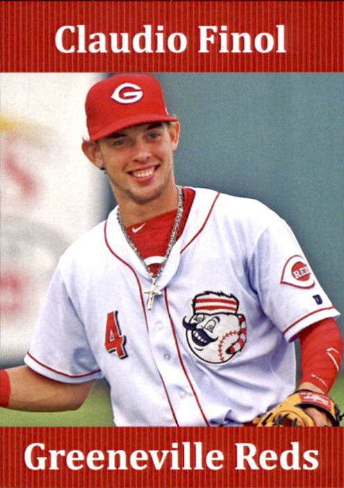 2018 Greeneville Reds Team Issue #13 Claudio Finol Venezuela VZ ...