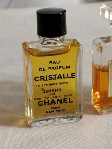 VINTAGE 3 LOT CHANEL CRISTALLE .13 OZ COCO & CHANCE NO BOX MINI BOTTLES ...