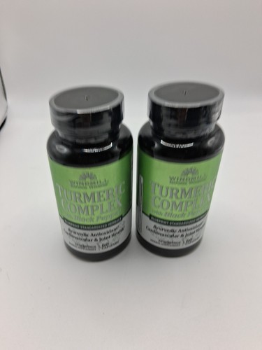 2x Windmill Tumeric Complex With Black Pepper 1500mg 60 Count Ea. Exp ...