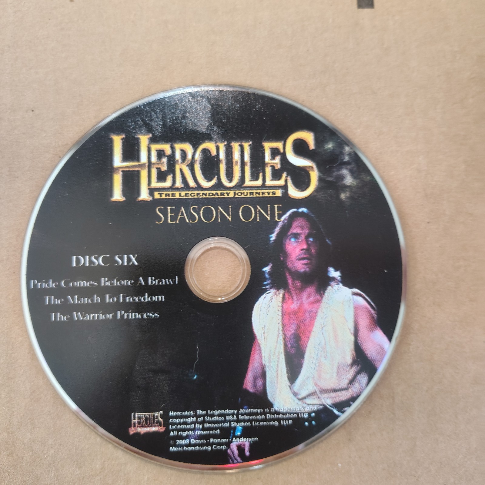*DISC ONLY* Hercules The Legendary Journeys Season 1 Disc 6 DVD -BOG9 ...