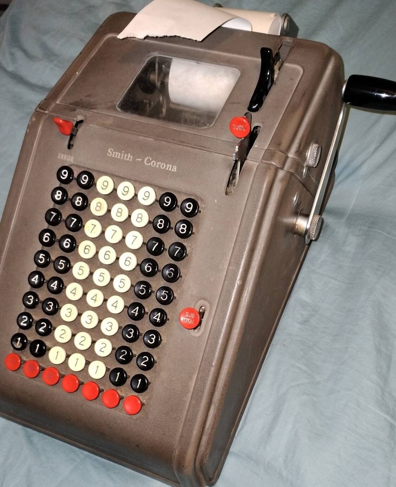 LC Smith & Corona Typewriter Inc Vintage Antique Calculator Adding ...