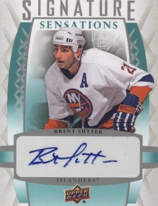 2011-12 Upper Deck - Signature Sensations Brent Sutter #SS-SU (AU) for ...