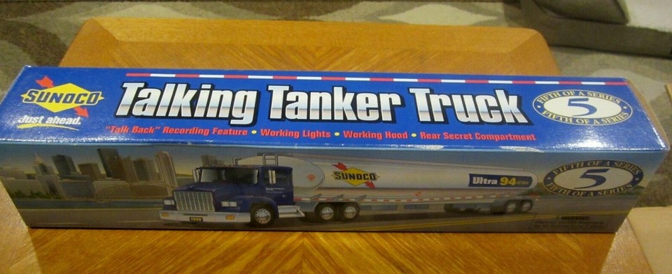 Sunoco Talking Tanker Truck With Lights Includes Box 1998 NOS 5th of a Series | eBay