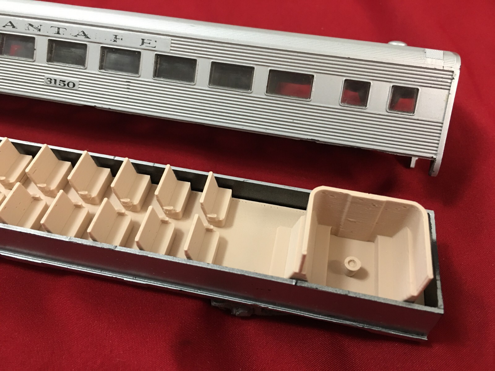 Passenger Car Interior KIT for Athearn 72ft Stream-Lined Coach [ HO ...