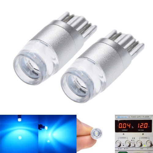 2x Ice Blue T10 194 168 1 SMD 3030 LED Car Wedge Tail Side Parking ...