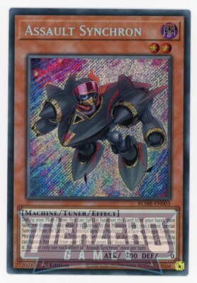 Yugioh Assault Synchron BLMR-EN003 Secret Rare 1st Edition Near Mint ...