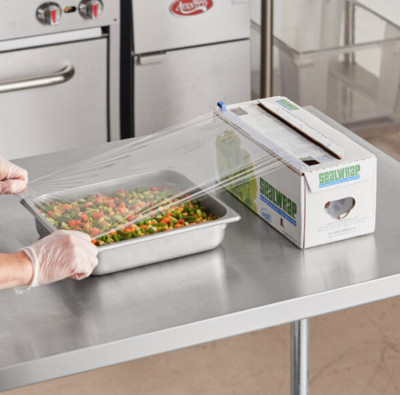 Saran Wrap Dispenser With Cutter Heavy Duty Film Plastic Wrap 3000 Feet ...