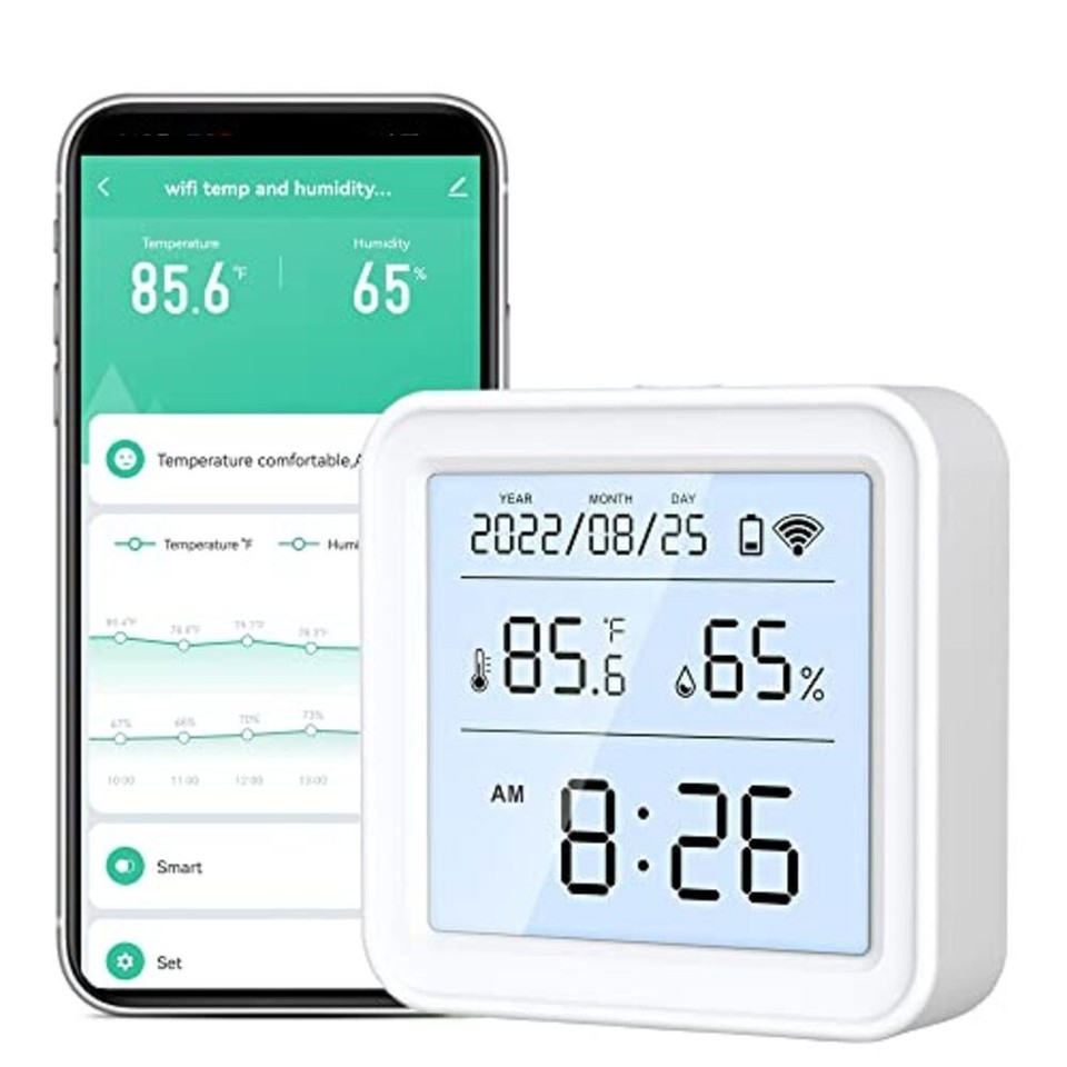 Humidity Meter Smart Home Device Automatic Fan Control Historical Data ...