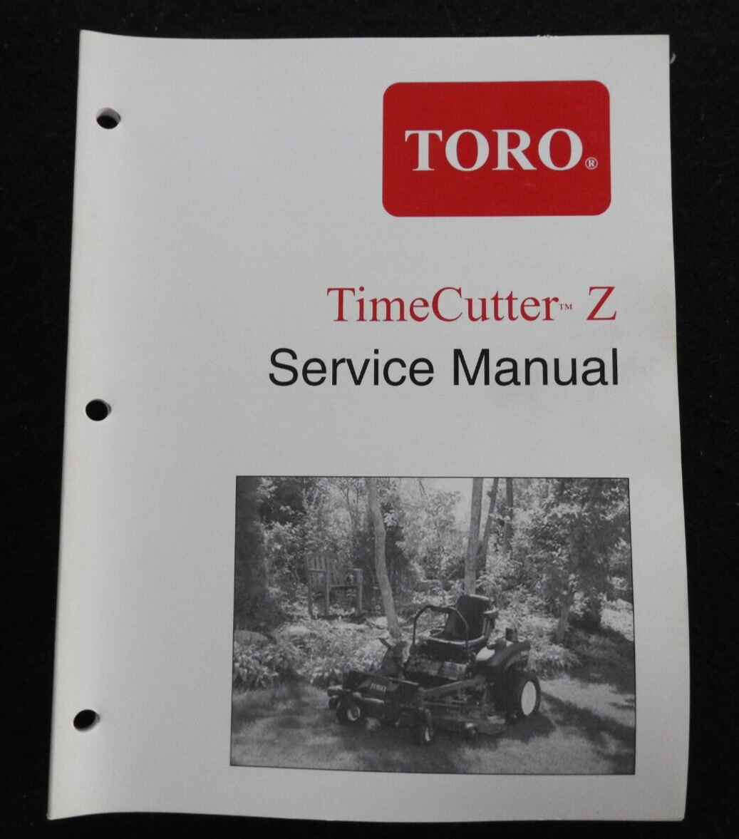 TORO TimeCutter Z 16-44 Z17-44 Z17-52 Z18-52 Zero-Turn Mower Service ...