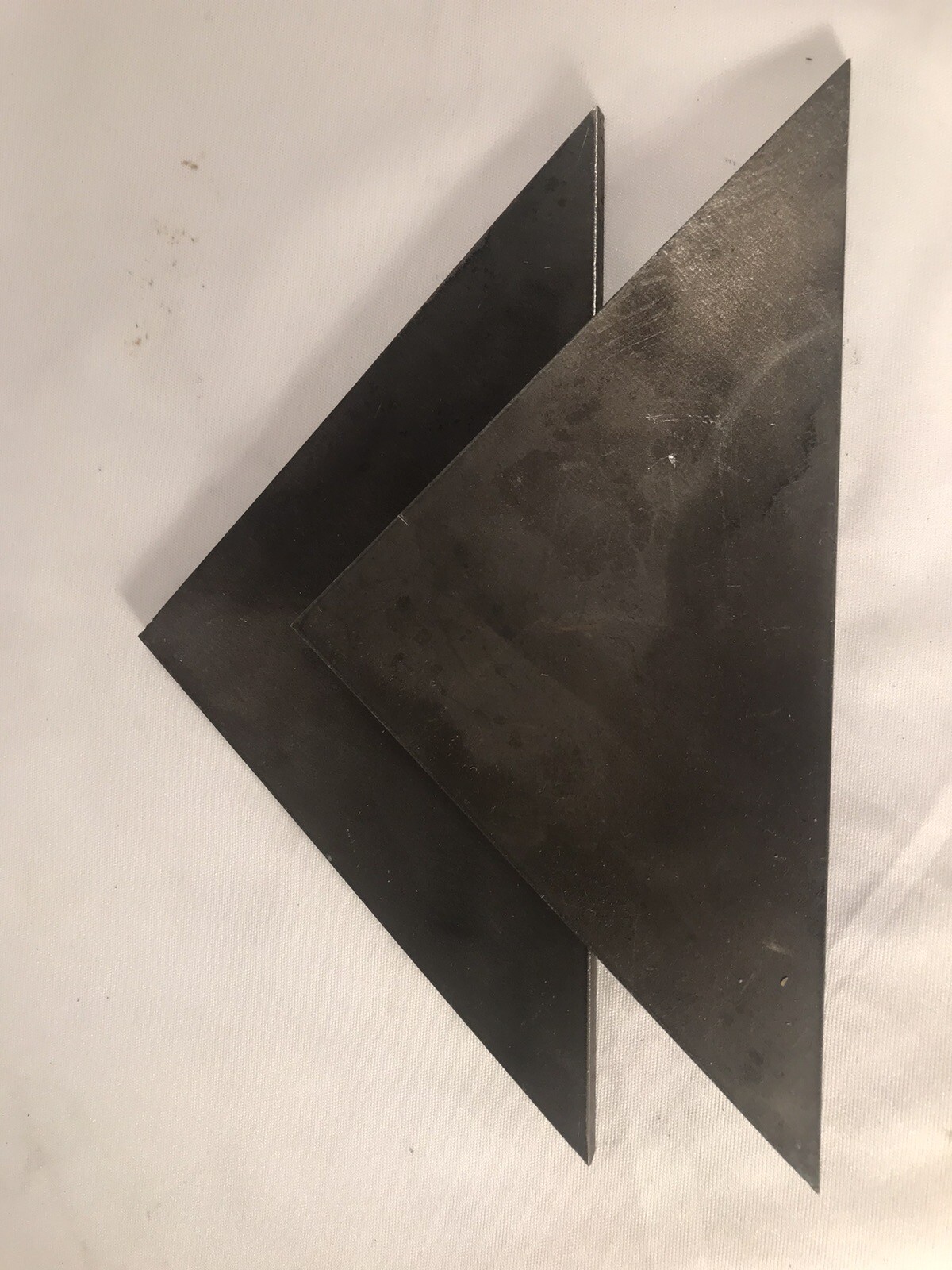 6" Steel Gussets, Lot of 2, 1/4" Steel, Weld Gusset, A36 Steel ...