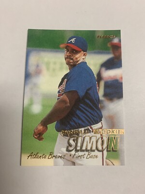 1997 Fleer Randall Simon Atlanta Braves RC Rookie | eBay