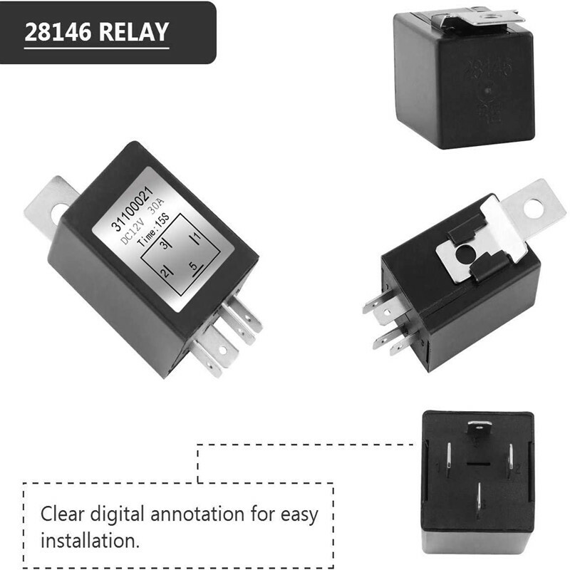 28146 Relay Electric Brake Vacuum Pump Relay For Brake Booster Vacuum ...