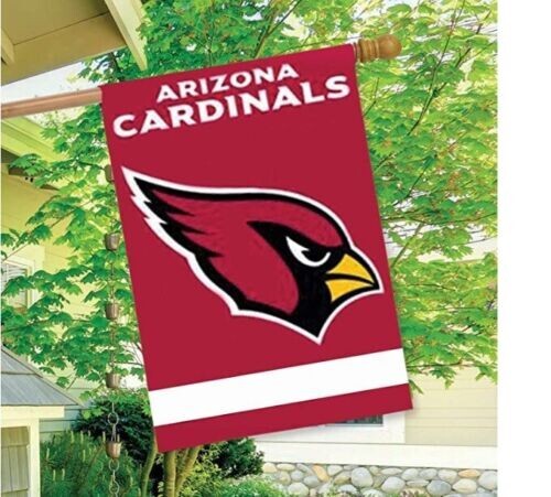 Arizona Cardinals "2 Sided Applique and Embroidered" Banner | eBay